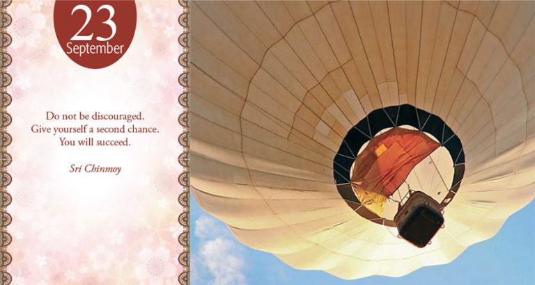 September 23rd message of the day – Sri Chinmoy's poetry
