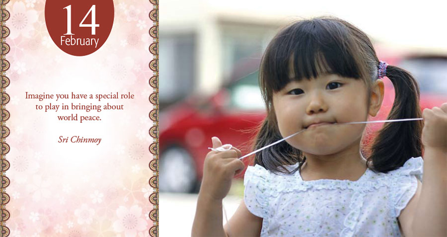 February 14th – daily poem – Sri Chinmoy's poetry